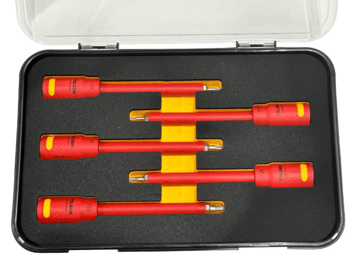 1000V Socket Torx bits 5 Pcs - Electrical Factory Outlet